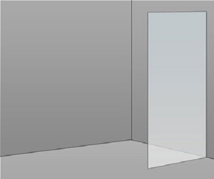 Frameless Glass Panel 600mm - Casa Lusso