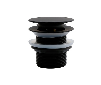 TURN DOWN Bath Waste Without Overflow Matte Black 40x60mm - Casa Lusso