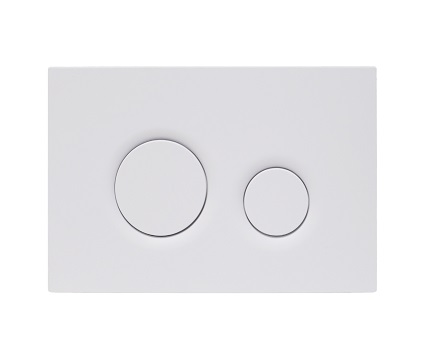 Push Plate for Pneumatic Cistern Matte White 243x159mm - Casa Lusso